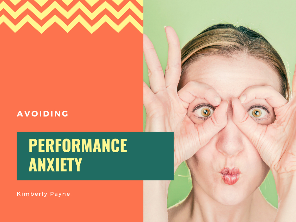 Avoiding Performance Anxiety through the Development of Self Confidence ...